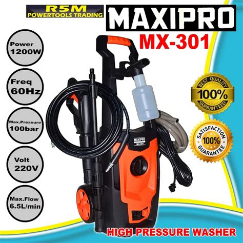 Maxipro High Pressure Washer Mx 301 Lazada Ph