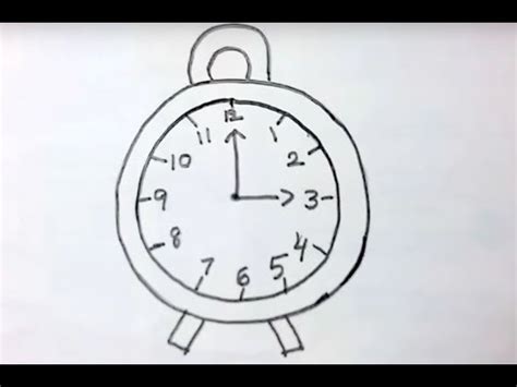 Simple Clock Drawing At PaintingValley Com Explore Collection Of Simple Clock Drawing
