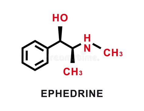 Ephedrine Chemical Formula Ephedrine Chemical Molecular Structure