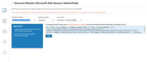 Creating A New AVD Host Pool From The Master Image Containing The EG Agent