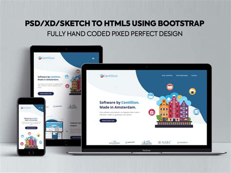 Responsive HTML Website From PSD XD FIGMA Zeplin Upwork