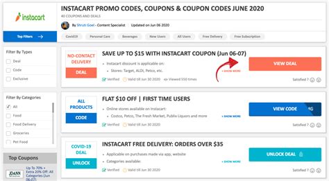 Instacart Promo Codes For Existing Customers 2020 Get 15 Off On All