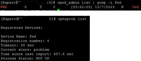 FWD Process Does Not Work After Reboot Check Point CheckMates