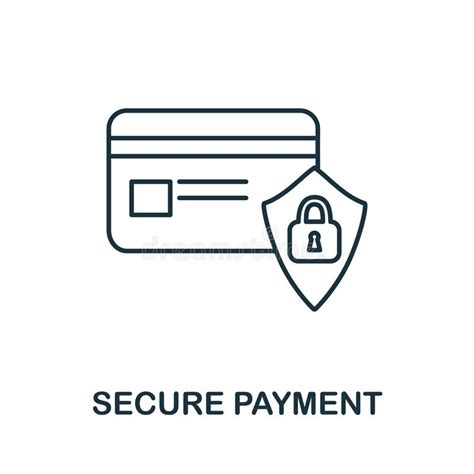 Secure Payment Icon Simple Element From Internet Security Collection Creative Secure Payment