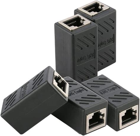 Rj45 Coupler Shielded Ethernet Coupler Cat7 Inline Lan Coupler 8p8c