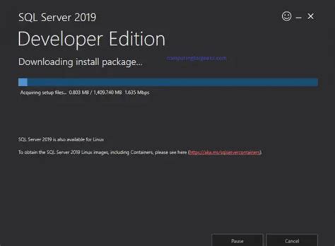 Install Sql Server 2019 Developer Edition On Windows Server 2019