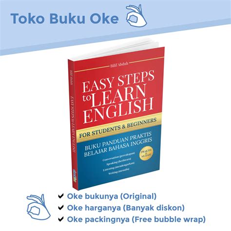 Buku Panduan Praktis Mudah Belajar Bahasa Inggris Easy Steps To Learn English Lazada Indonesia
