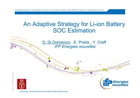 Bms State Of Charge Estimation For I Posted A Presentation Concerning
