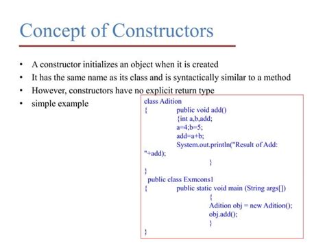 Java Classobjectmethod Introduction Ppt