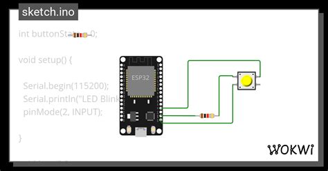 Push Buttton Wokwi Esp32 Stm32 Arduino Simulator Push Buttton Wokwi Esp32 Stm32 Arduino Simulator