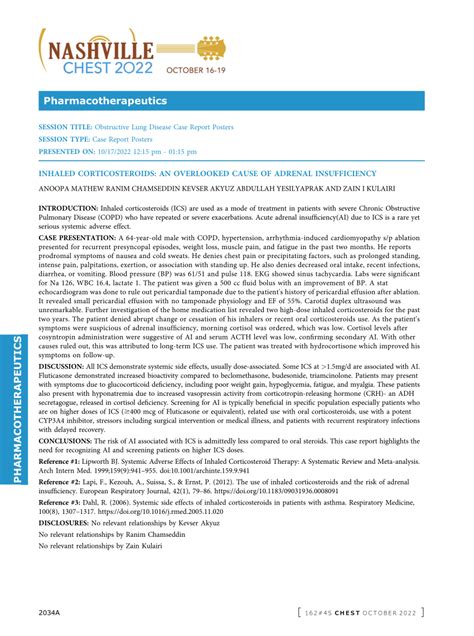 Pdf Inhaled Corticosteroids An Overlooked Cause Of Adrenal Insufficiency
