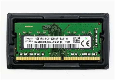 Sk Hynix 16gb Ddr4 Laptop Ram 3200mhz Pc4 25600 260pin Sodimm Hmaa2gs6ajr8n Xn Eur 49 82
