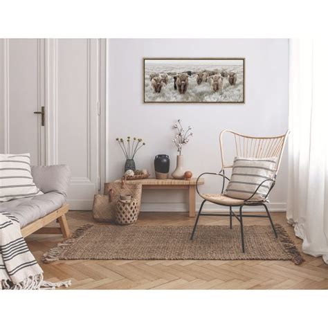 Foundry Select «foundry Select Sylvie Herd Of Highland Cows Toile