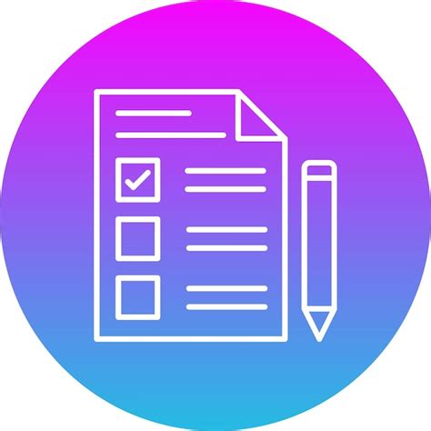 체크리스트 아이콘 프리미엄 벡터