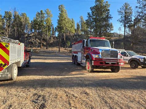 Rockerville Fire Dept Responds To Silver Mt Wildfire