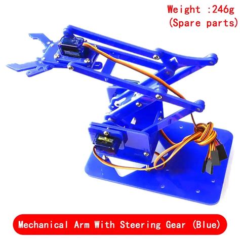 sg90 mg90s 4 dof robot arm diy arduino kit for learning