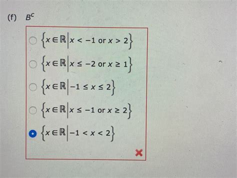 solved let the universal set be r the set of all real
