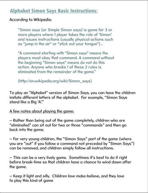 Progressive Phonics Simon Says