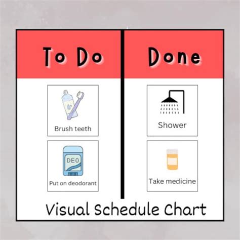 To Do And Done Chart Etsy