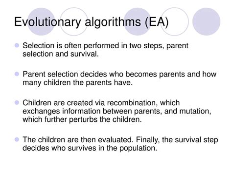 Ppt Evolutionary Algorithms Powerpoint Presentation Free Download Id5505285