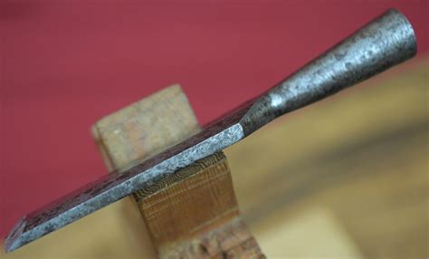 Vintage Sheldon 1 12 Beveled Edge Socket Chisel Woodworking 4663317138