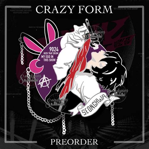 Crazy Form Enamel Pin Etsy