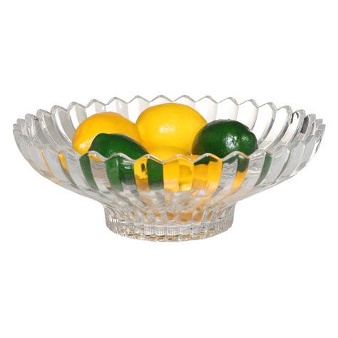 Ваза для фруктов 32х11 см стекло Р Alpine — купить в интернет магазине Kuchenland Home с