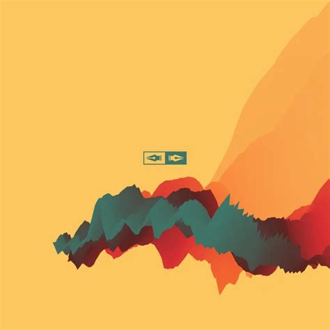 Glitched Gradient Structure Abstract Waveform Background Technology Style Vector Illustration