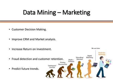 Data Mining In Marketing Pptx Databases Computer Software And Applications