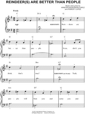 Reindeer S Are Better Than People Sheet Music 14 Arrangements