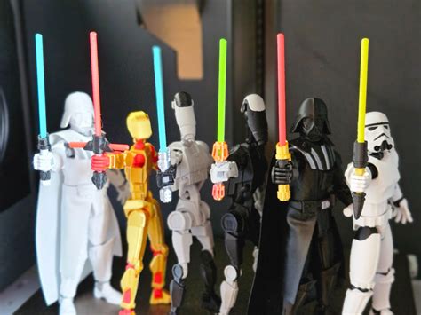 Mini Modular Lightsaber By Troiscenttrentetrois Makerworld Download Free 3d Models