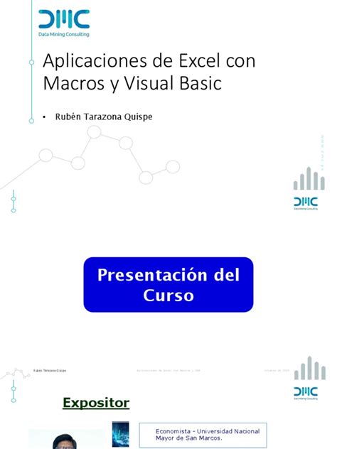 Macros En Excel Con Vba Online Nivel I Presentación Pdf Macro