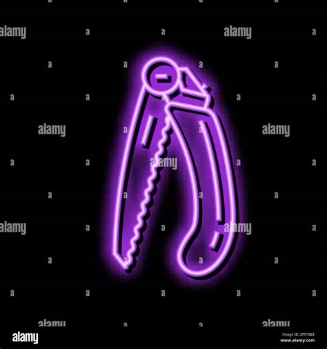 Folding Hand Saw Color Icon Vector Illustration Stock Vector Image