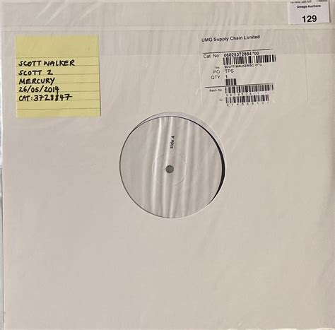 Lot 129 Scott Walker Scott 2 Lp 2014 Mercury