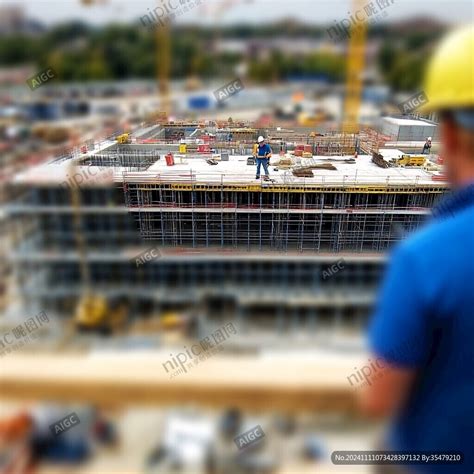 Ai创作图俯视建筑工地 俯视工地 工地施工俯拍高清 建筑劳务 建筑劳务派遣 模型建造 俯拍建筑工地 建筑建造施工工作 建设中的拉菲尔 建筑施工