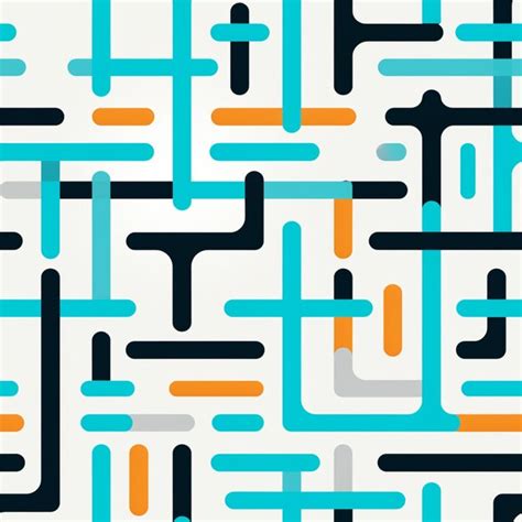 A Close Up Of A Pattern Of Different Colored Lines Generative Ai