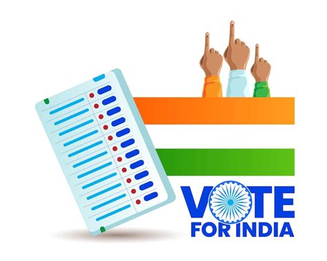 Premium Vector Indian Election Vote For India Concept With An Inked