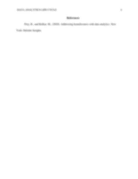 SOLUTION Data Analytics Life Cycle Studypool