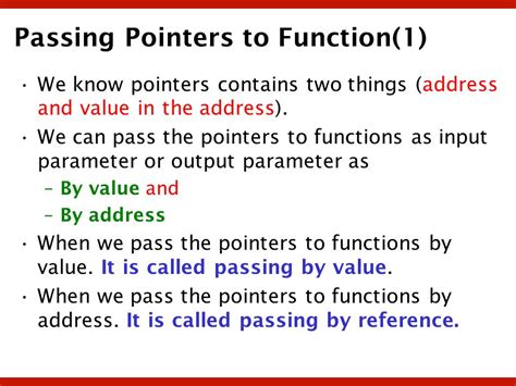 Computer Programming Lecture 14 Cc Pointers Ppt Download