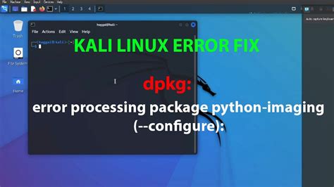 Linux Eror Fix Dpkg Error Processing Package Python Imaging Youtube