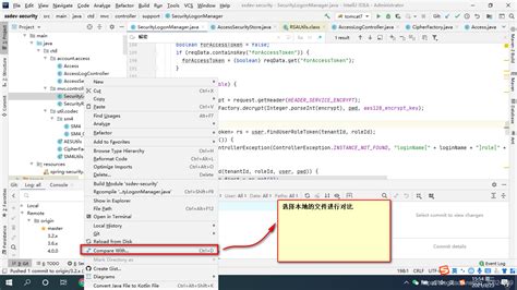 Git 代码不同版本的对比（idea）idea怎么对比git代码 Csdn博客