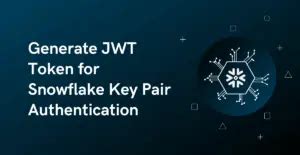 Key Pair Authentication In Snowflake Thinketl
