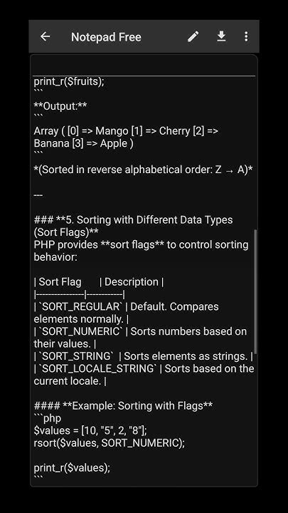 Php Rsort Function Explained Sort Arrays In Descending Order Youtube