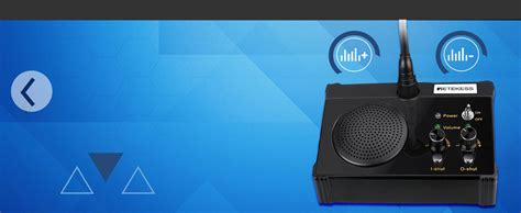 Retekess Tw106 Window Intercom Loud Speaker Support External Microphone Intercom