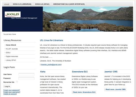 application of joomla in library setup download scientific diagram