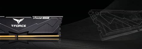 Team T Force Vulcan Black 32gb 2x16gb 6000mhz Ddr5 Cl38 Gaming Ram