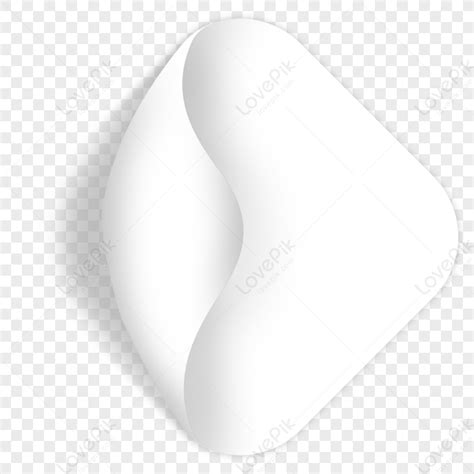 흰색 둥근 사각형 일러스트 스크롤직사각형압착하얀 Png 일러스트 무료 다운로드 Lovepik