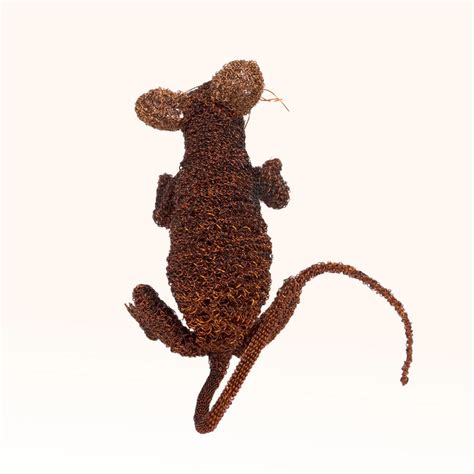 Cristo Escamilla Curious Mouse Wire Art Sandia Folk
