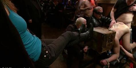 Boxed Head Slave Fucked In Public Princess Donna Cheyenne Jewel