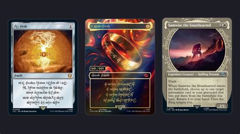 The Lord Of The Rings Tales Of Middle Earth Mtg Release Date Leaks